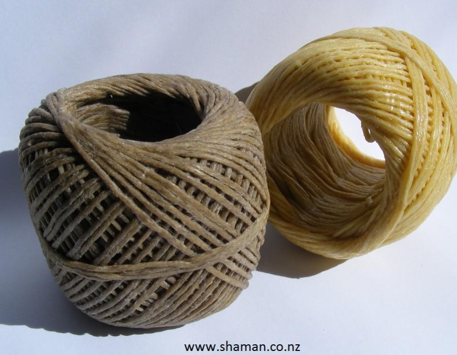 Organic Beeswax Coated Hemp Wick - Make Your Own Candles!